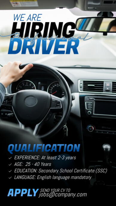 Maximalist We Are Hiring Driver Instagram Story Template | PosterMyWall