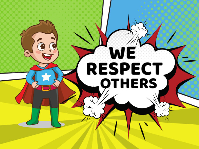 Copy of Maximalist We Respect Others Superhero Comic Designs ...