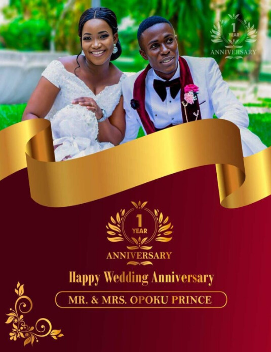 Maximalist Wedding Anniversary Flyer (us Let Template | PosterMyWall