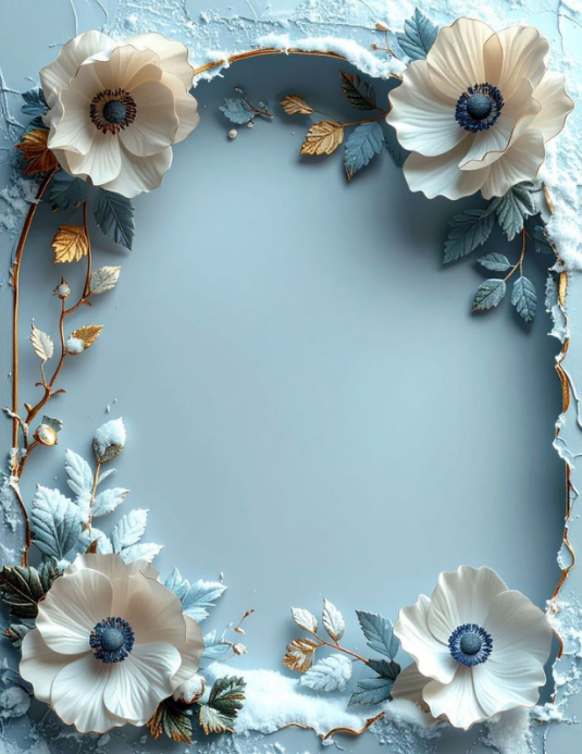 Maximalist Wedding Card Invitation Background Flyer (us Letter ...