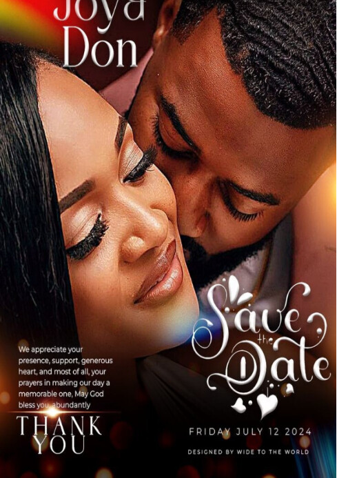 Plantilla de Maximalist Wedding Invitations A4 | PosterMyWall