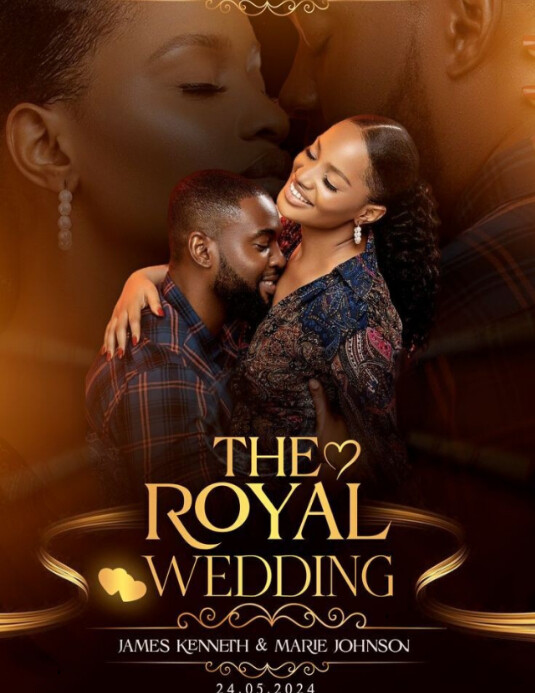 Plantilla de Maximalist Wedding Invitations Flyer (us Let | PosterMyWall