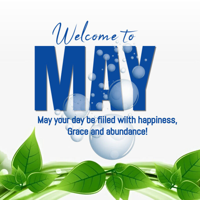 Copy of Maximalist Welcome To May Design Template Instagram Post ...