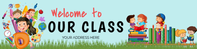 Copy of Maximalist Welcome To Our Classroom Google Header Google ...