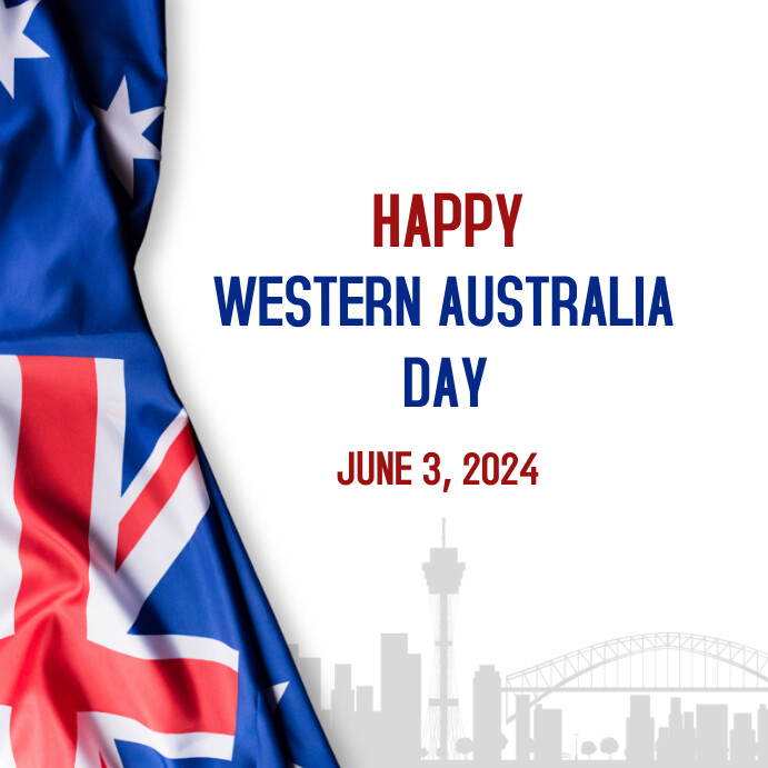 Maximalist Western Australia Day Flyer Insta Template | PosterMyWall