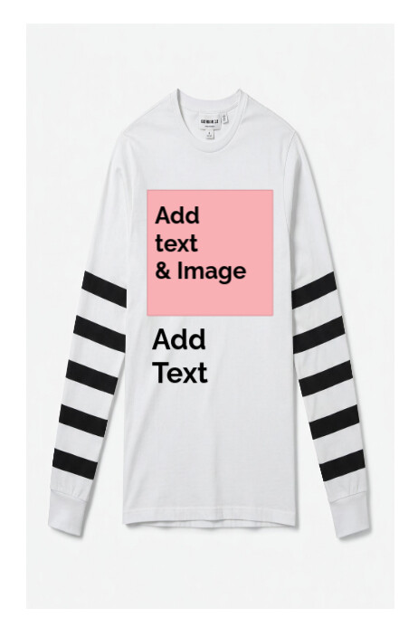 Copy of Maximalist White Long Sleeved Tee Shirt Poster | PosterMyWall