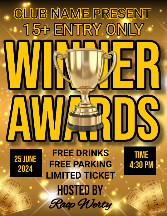 Copy of Maximalist Winner Award Flyer (us Letter) | PosterMyWall