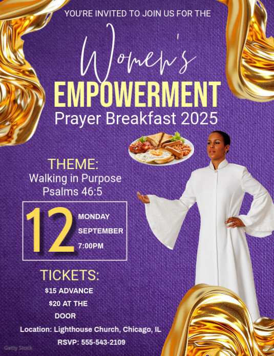 Copy of Maximalist Women's Prayer Breakfast Flyer (us Letter ...