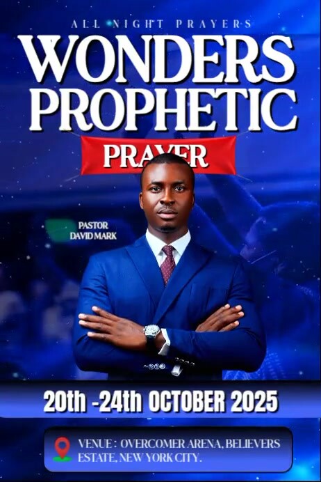Maximalist Wonders Prophetic Poster Template | PosterMyWall