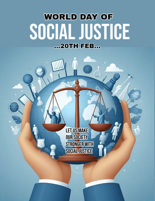 Copy of Maximalist World Day Of Social Justice Flyer (us Letter ...
