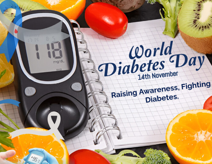Maximalist World Diabetes Day Flyer (us Letter) Template | PosterMyWall