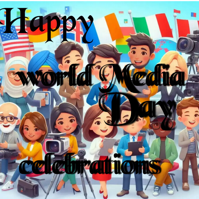 Maximalist World Media Day Instagram Post Template | PosterMyWall