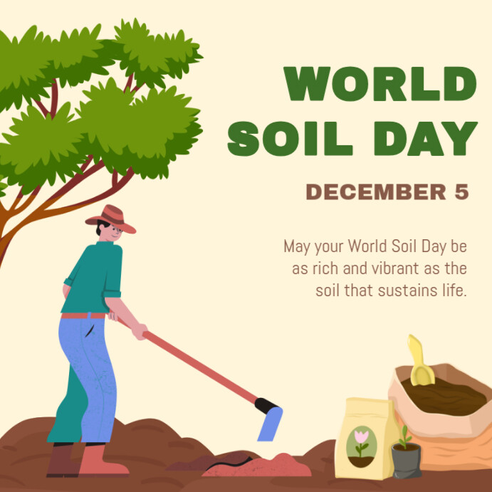 Plantilla de Maximalist World Soil Day Instagram Post | PosterMyWall