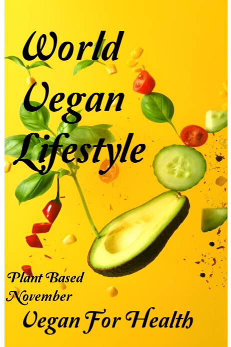 Plantilla de Maximalist World Vegan Lifestyle Poster | PosterMyWall