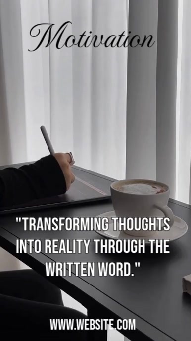 Copy of Maximalist Writing Digital Display (9:16) | PosterMyWall