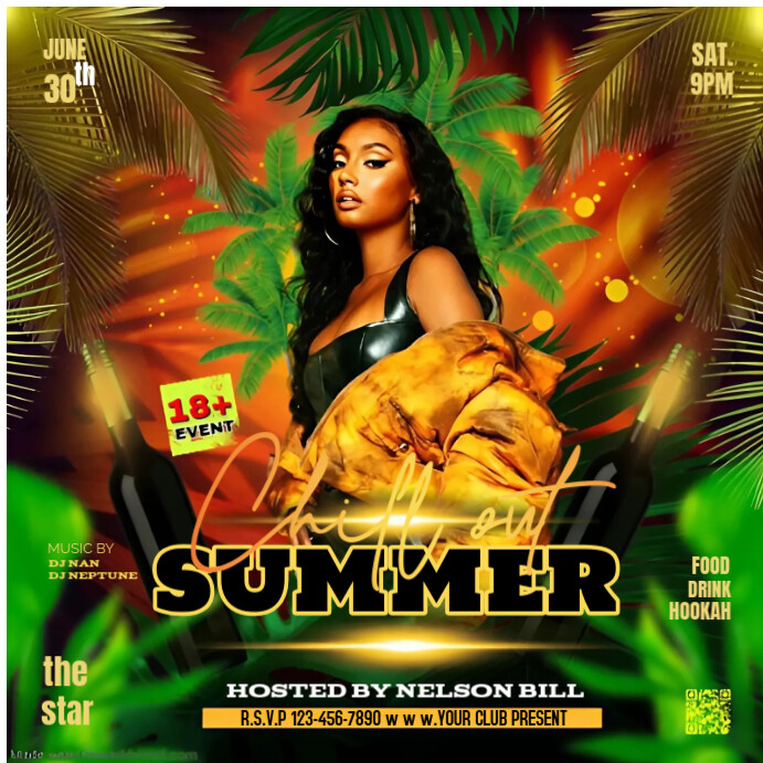 Plantilla de Maximalist Yellow Summer Instagram Post | PosterMyWall