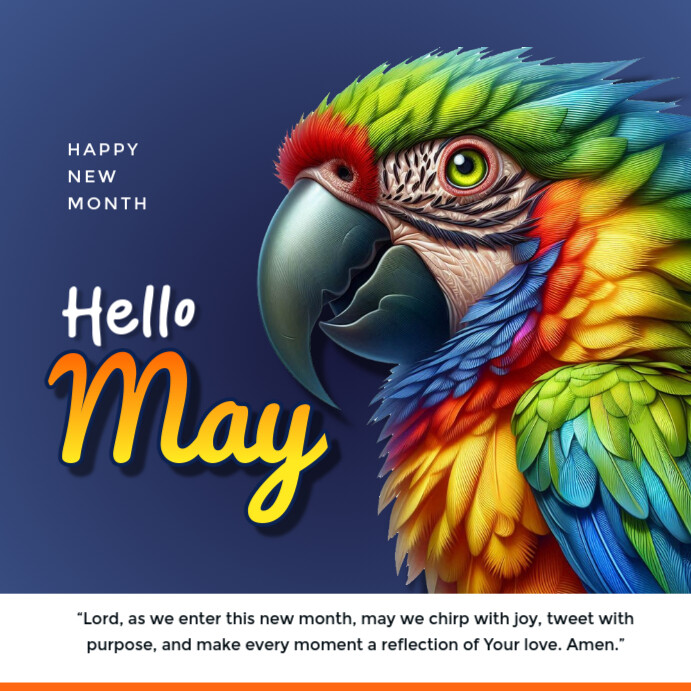 Copy of May, may 1, may new month, may 1 celebration | PosterMyWall