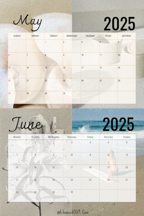 May & June Template | PosterMyWall