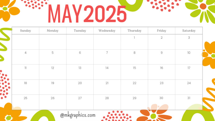 May calendar Template | PosterMyWall