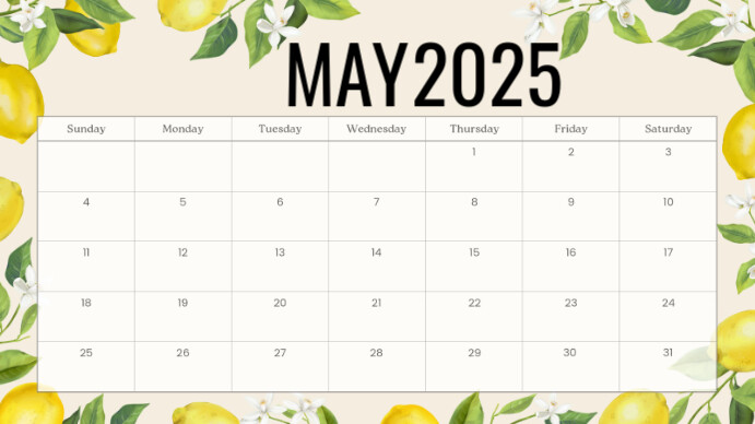 Copy of May calendar | PosterMyWall