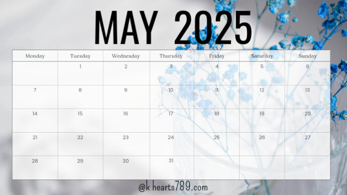 May calendar Template | PosterMyWall