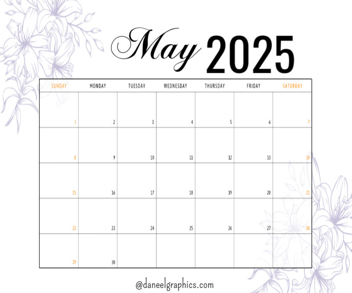 May calendar Template | PosterMyWall