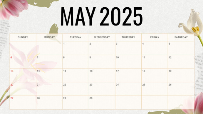 May calendar Template | PosterMyWall