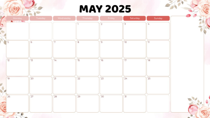 May Calendar Template | PosterMyWall