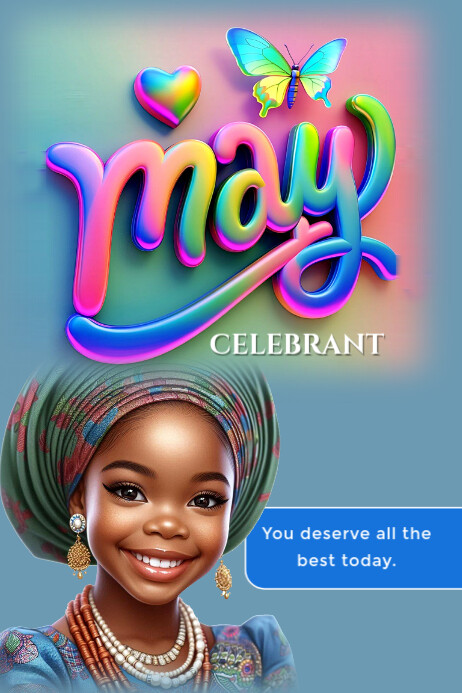 May celebrant Template | PosterMyWall