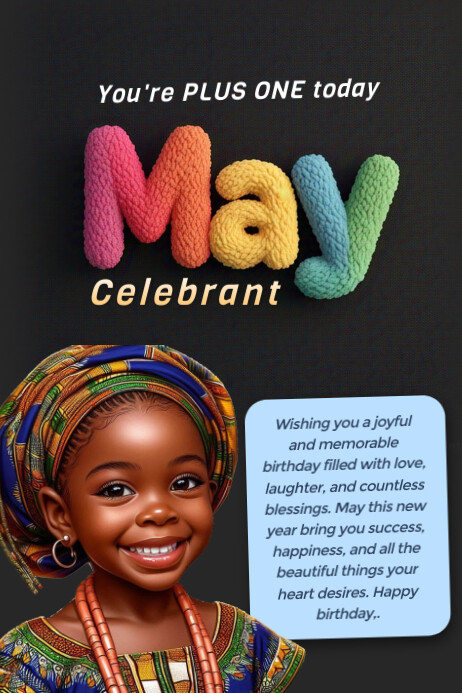 Plantilla de May celebrant | PosterMyWall