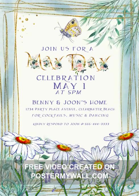 May Day Celebration Invitation Template | PosterMyWall