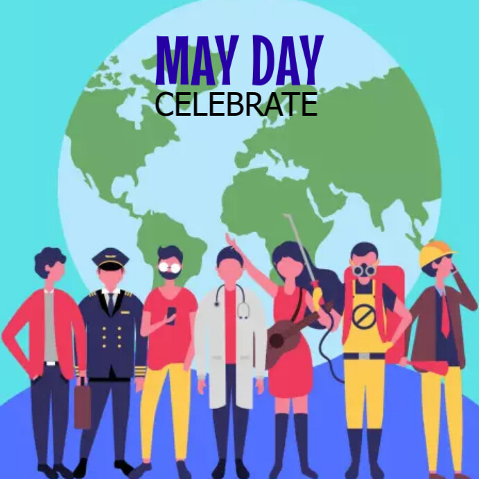 MAY DAY Template | PosterMyWall