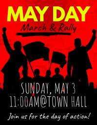 May Day Flyer Template | PosterMyWall