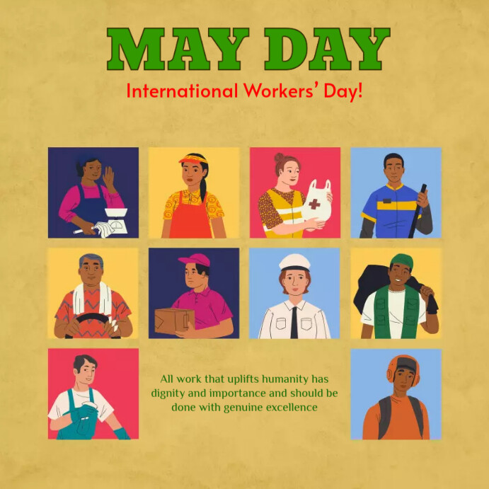 May Day Instagram Post Template | PosterMyWall