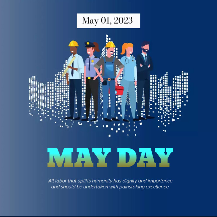 Plantilla de May Day Instagram Post | PosterMyWall