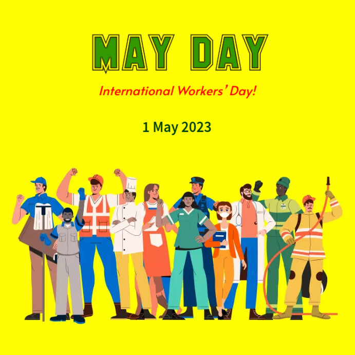 Plantilla de May Day Instagram Post | PosterMyWall