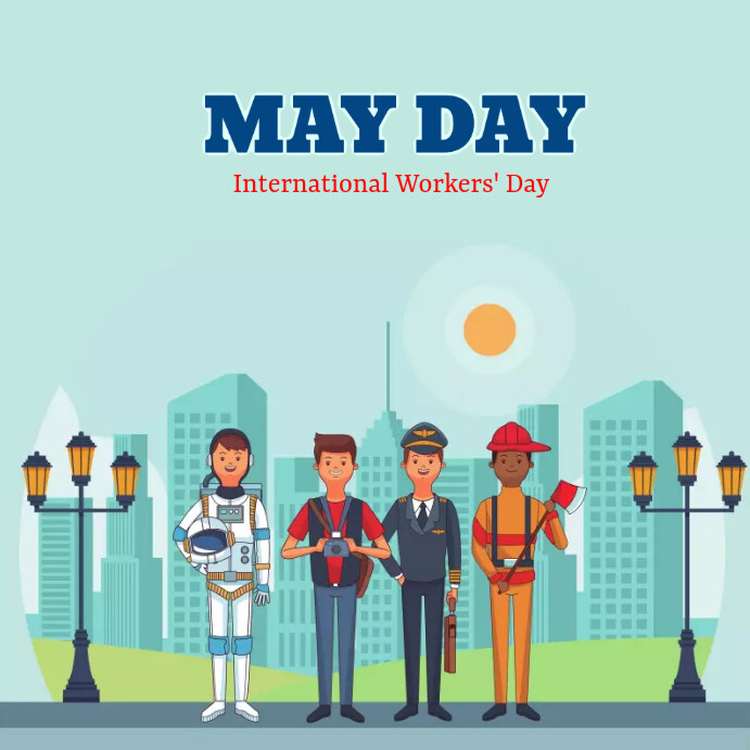 Plantilla de May Day Instagram Post | PosterMyWall