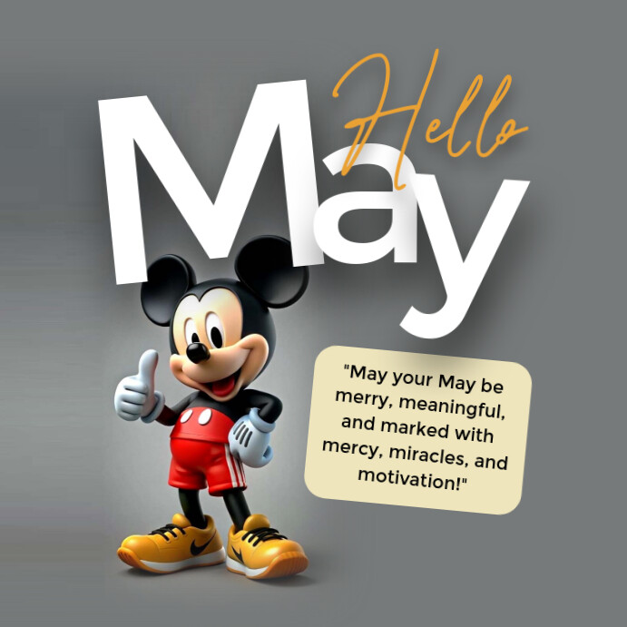MAY Template | PosterMyWall