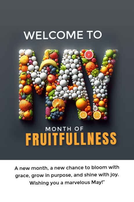 Plantilla de May | PosterMyWall