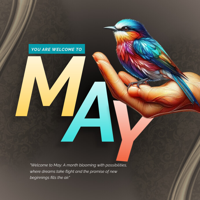 Plantilla de May | PosterMyWall