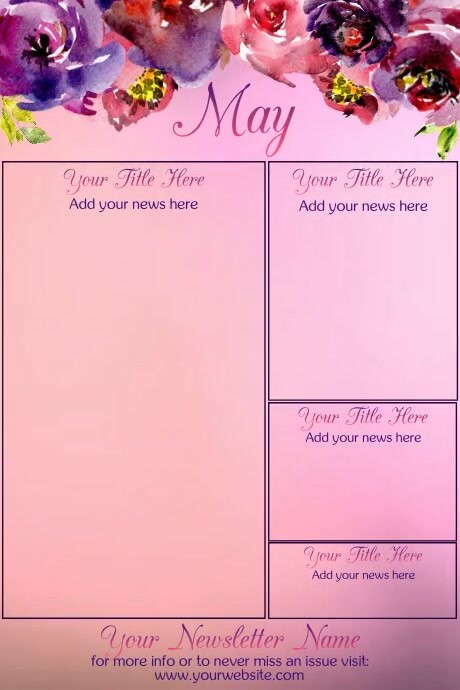 Copy of May Newsletter by Paula | PosterMyWall