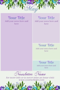 May Newsletter Template | PosterMyWall