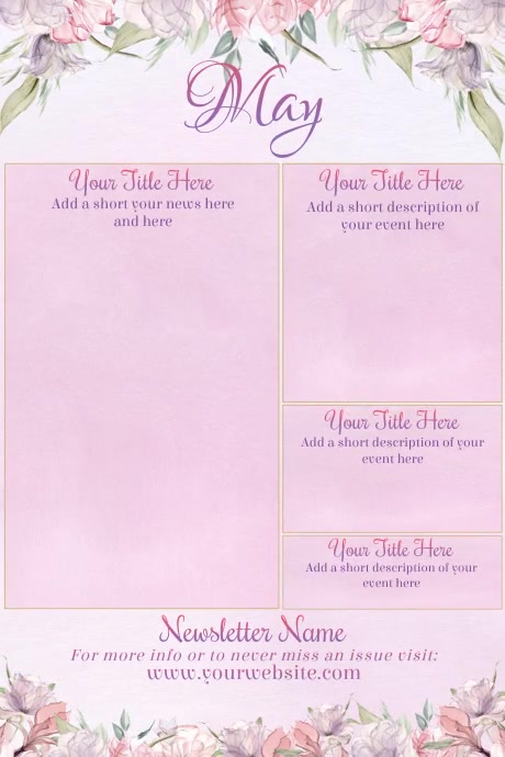 May Newsletter Template | PosterMyWall