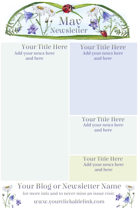 May Newsletter Template | PosterMyWall