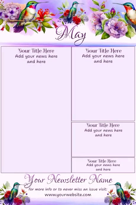 May Newsletter Template | PosterMyWall
