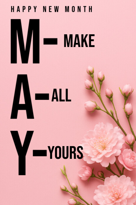 Plantilla de May wishes template | PosterMyWall