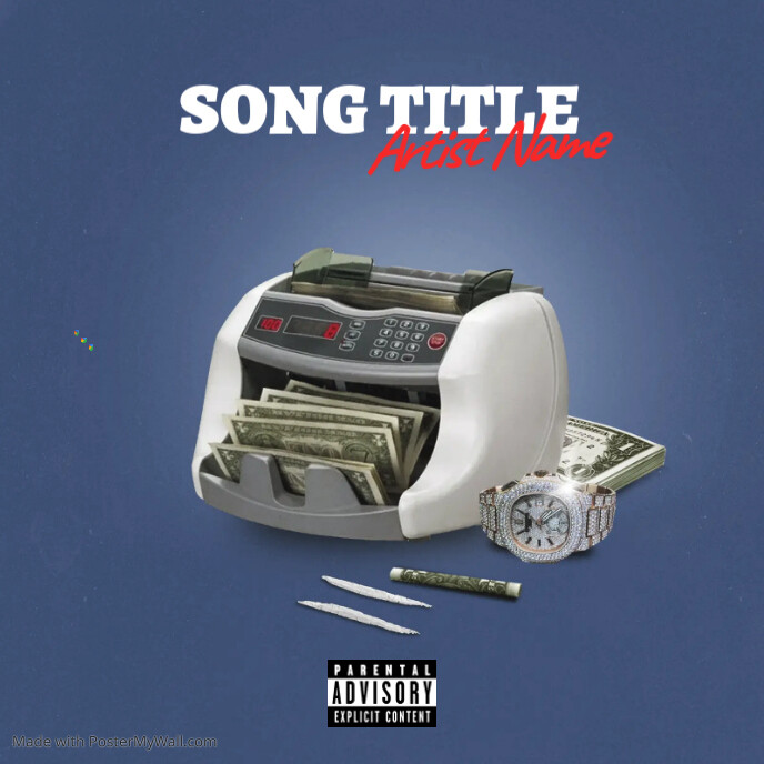 MCounter - Single Mixtape Song EP Album Cover Template | PosterMyWall