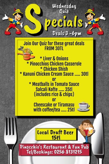 Copy of Meal Deal Menu Specials | PosterMyWall