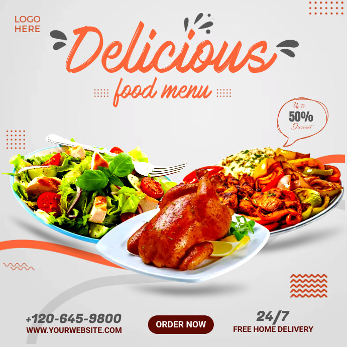 MEAL Template | PosterMyWall