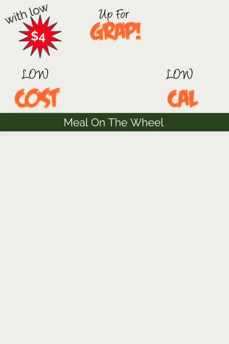 Meal On The Wheel Ad Template | PosterMyWall